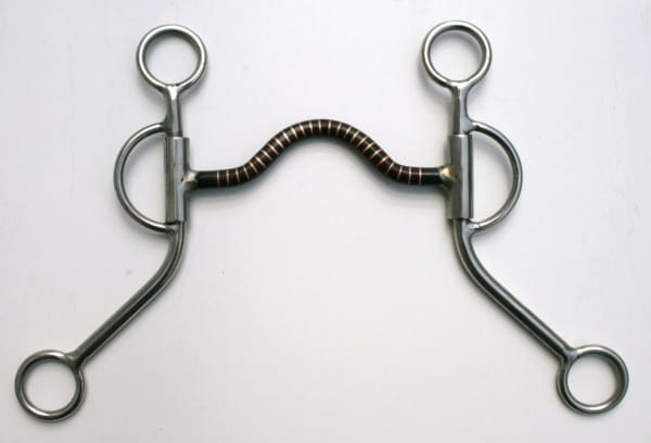 Hochwertige Shanked Medium Port Bit Edelstahl mit Kupfereinlagen ...